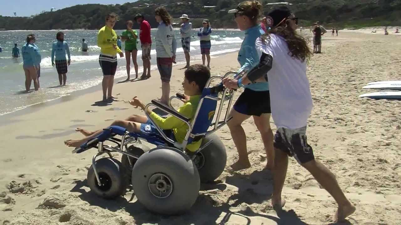 Disabled take to the surf at Kingscliff – The Echo