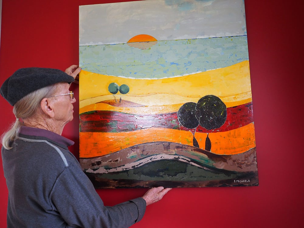 Stan-with-one-of-his-landscape-paintings – The Echo
