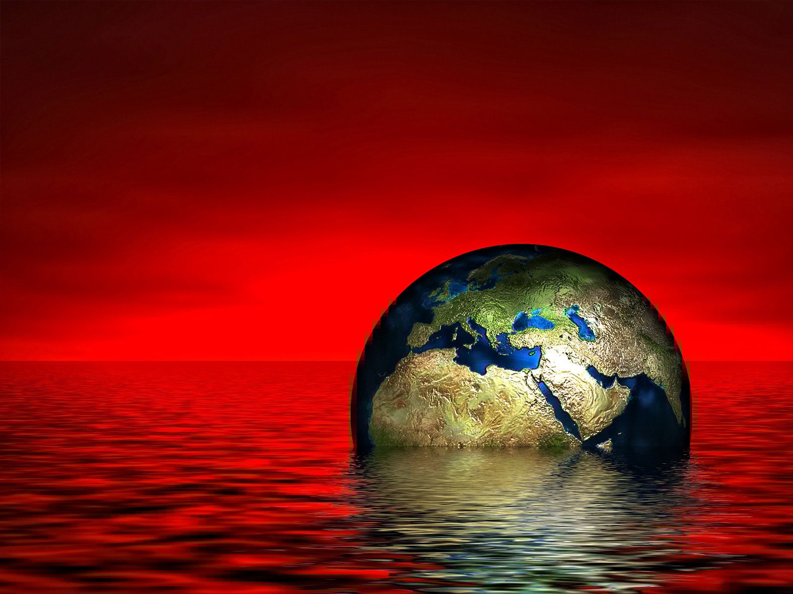 Climate-change-Lake-Water-Wave-Globe-Sea-Setting-Earth-ocean-warming ...