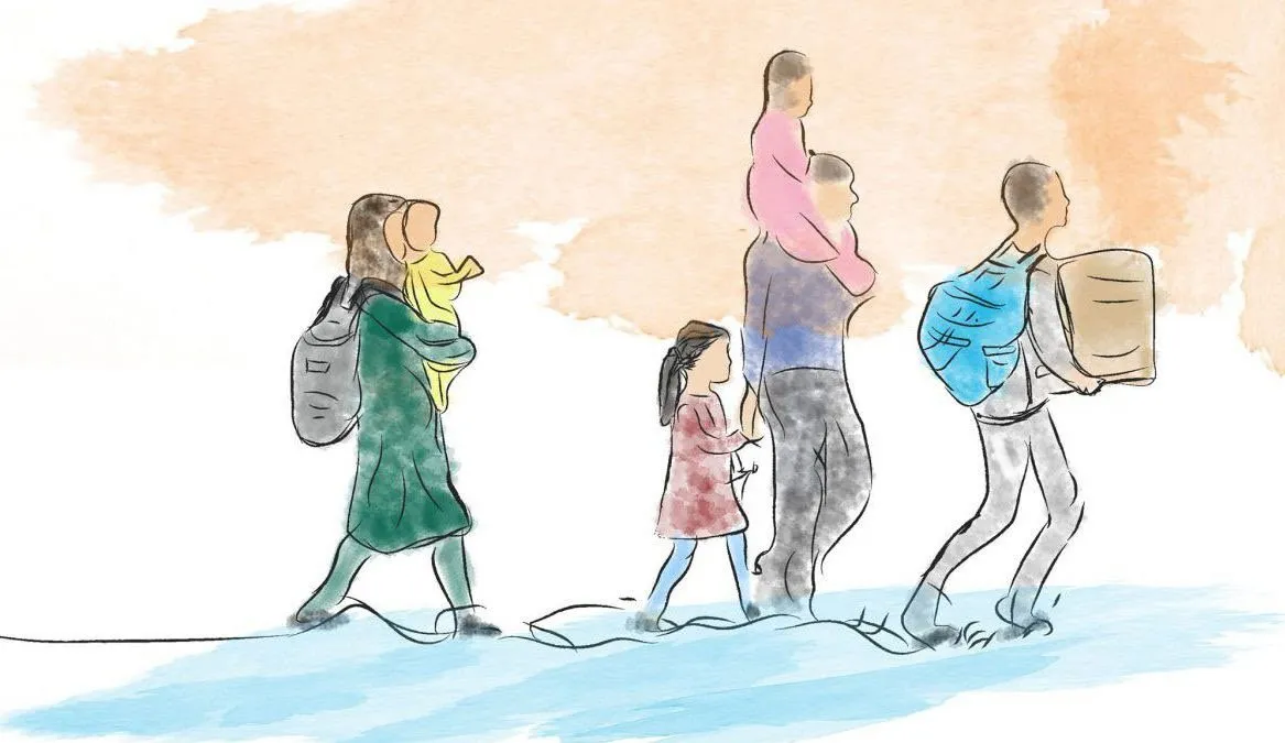 Strong words as poets come out for refugees – The Echo