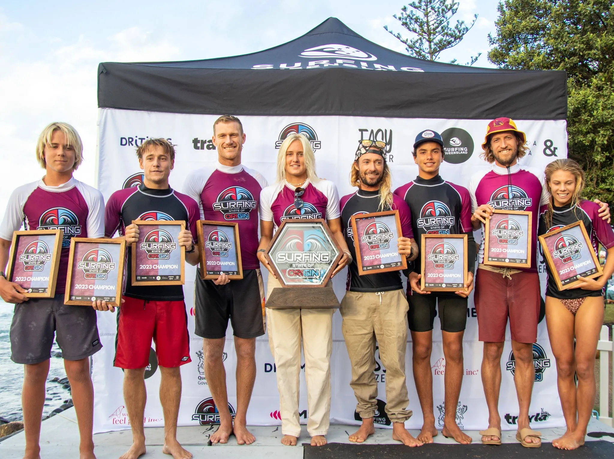 Queensland surf team win inaugural State of Origin – The Echo