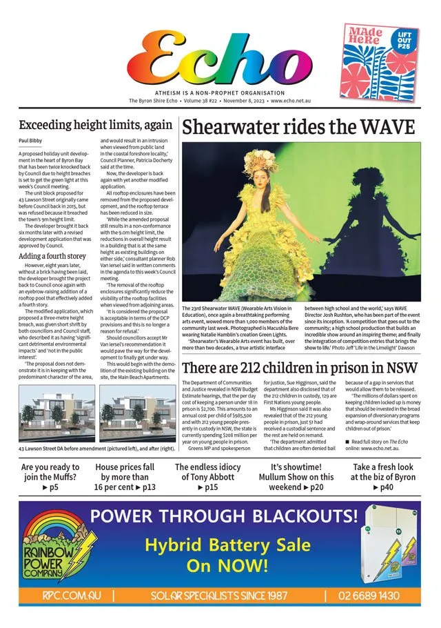 The Byron Shire Echo – Issue 38.22 – November 8, 2023