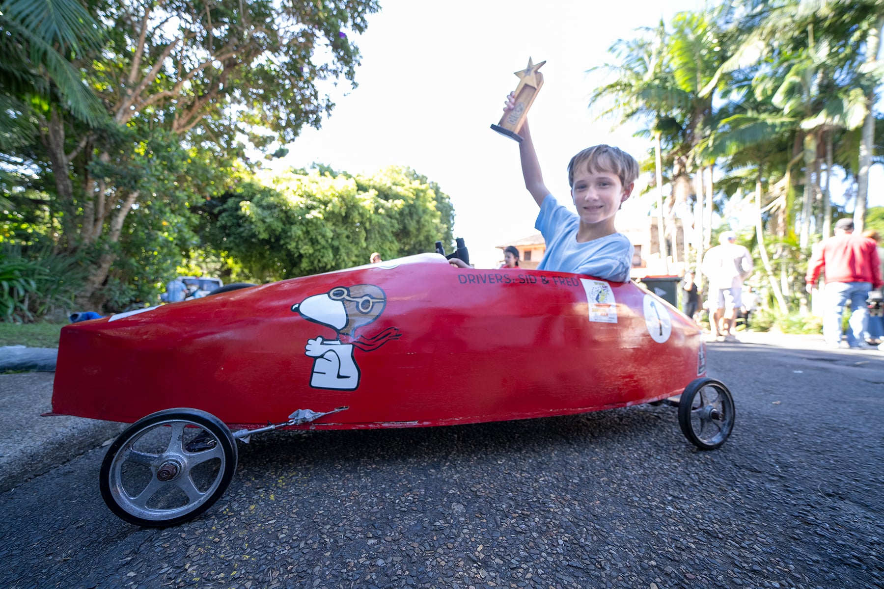 Fastest billycart clocked at over 40km/h at Bangalow Billycart Derby ...