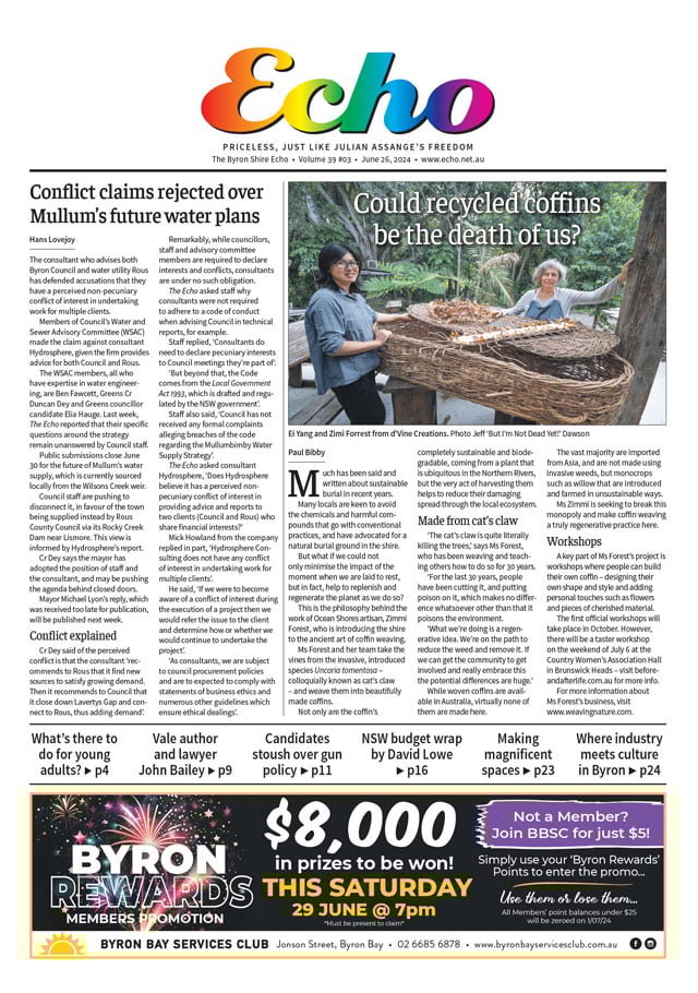 The Byron Shire Echo – Issue 39.03 – June 26, 2024