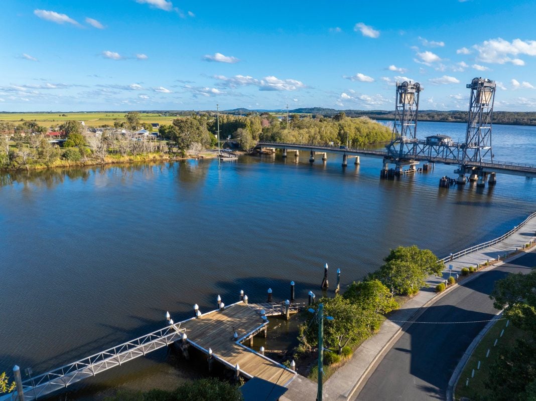 Iconic flood-damaged Wardell Wharf reopens – The Echo