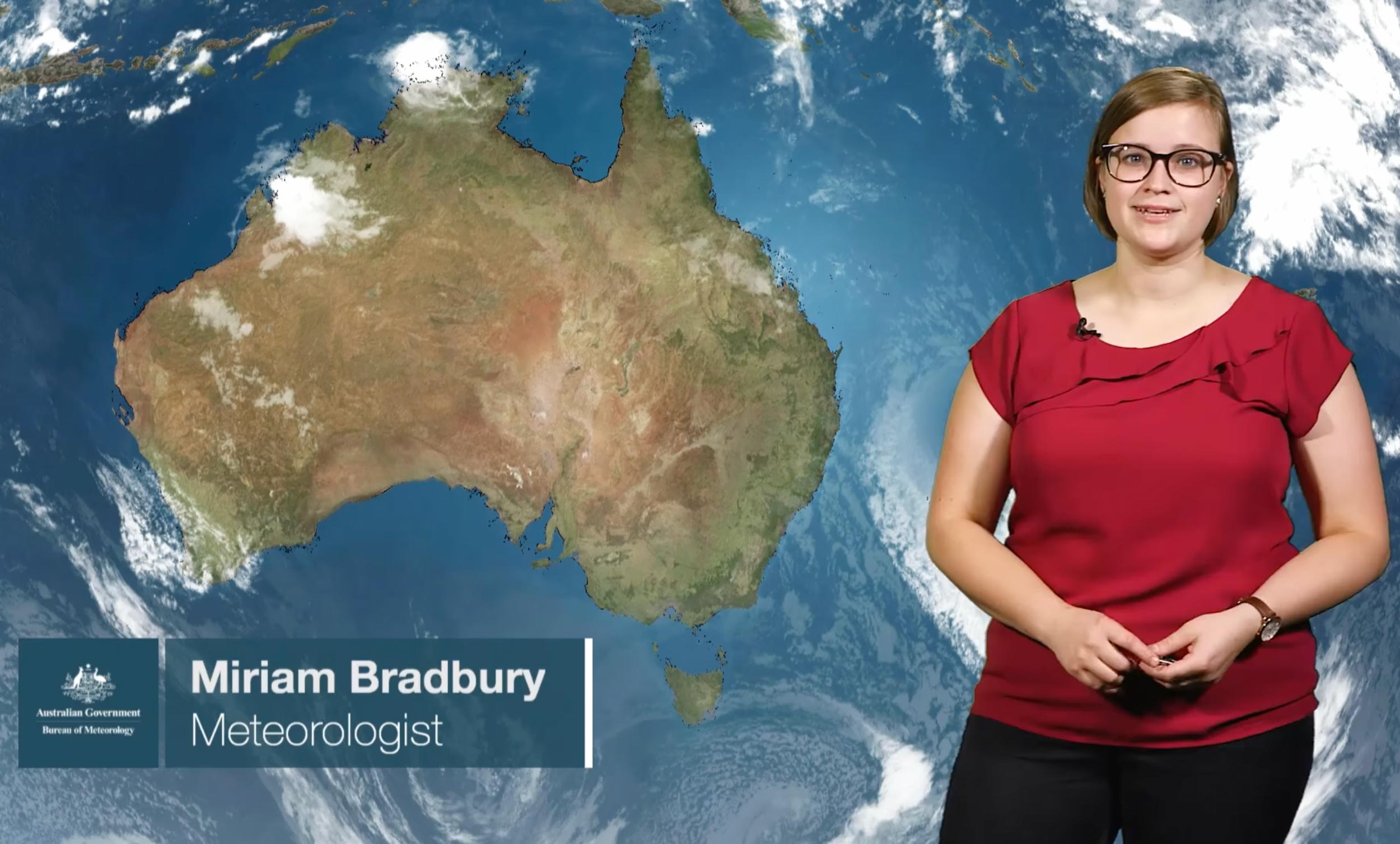 Senior-meteorologist-at-the-Bureau-of-Meteorology,-Miriam-Bradbury ...