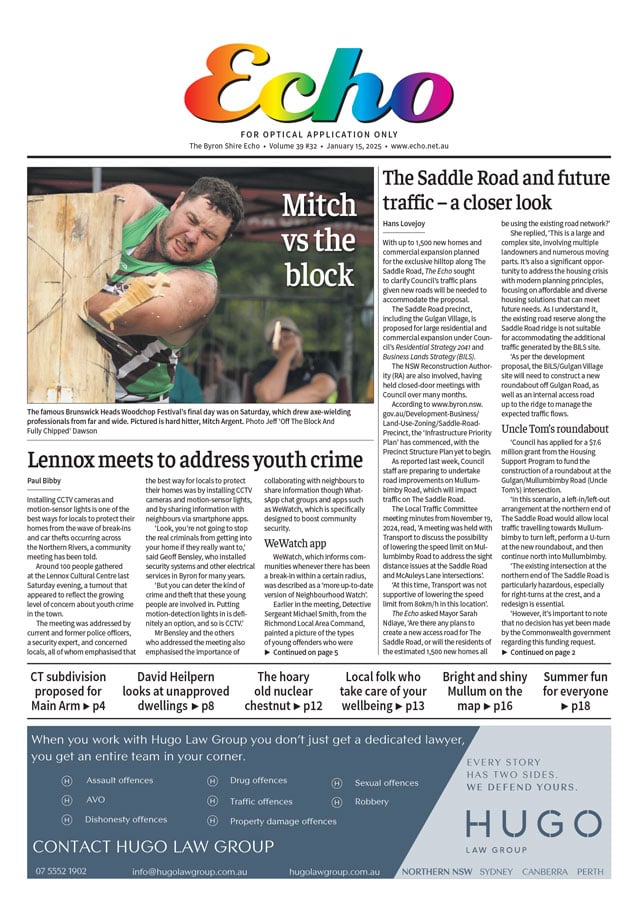 January 15, 2025 – The Echo