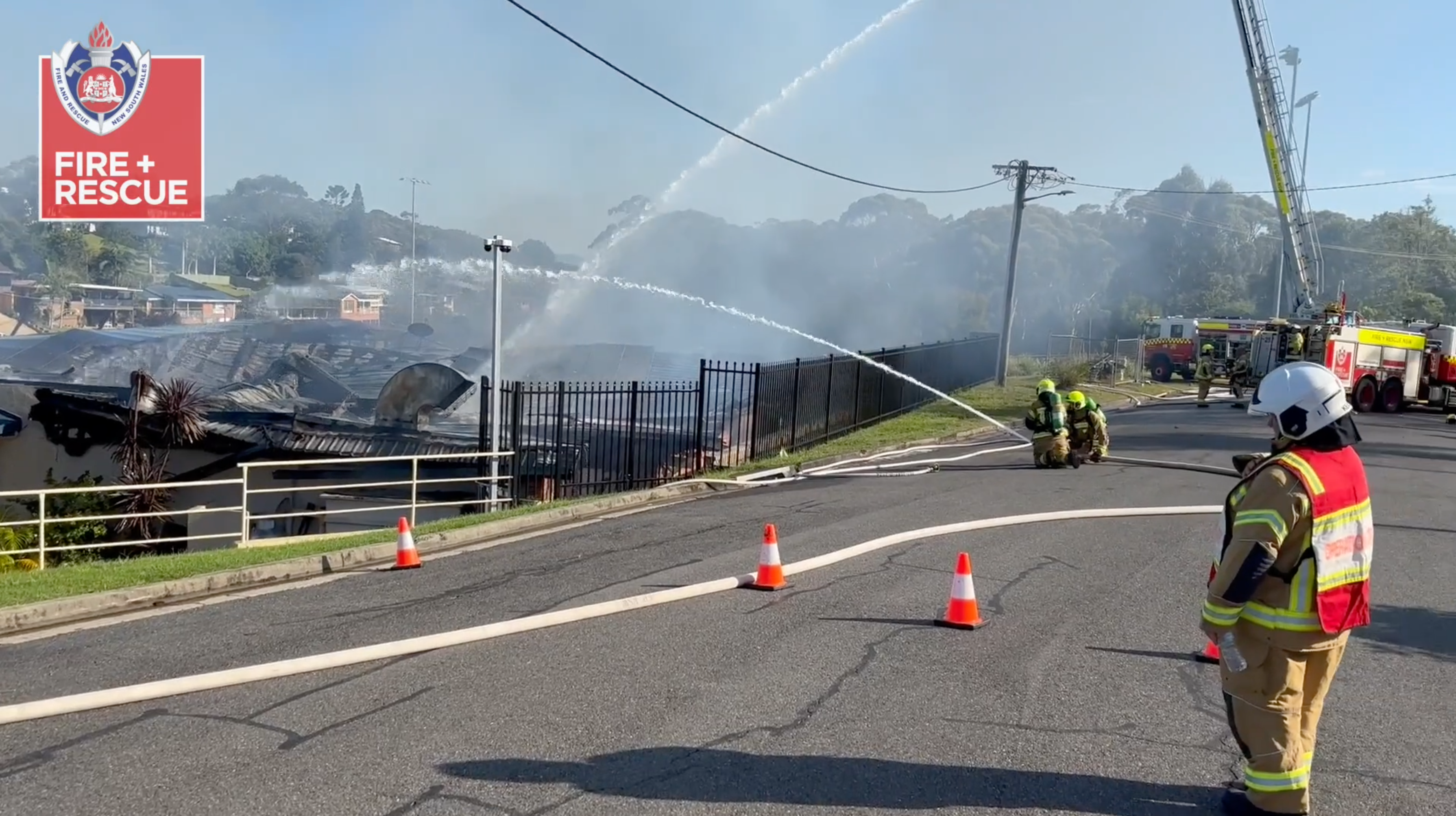 Major fire on mid-north coast – The Echo