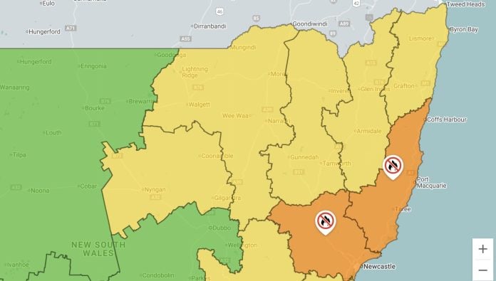 Total fire ban declared for more of NSW – The Echo