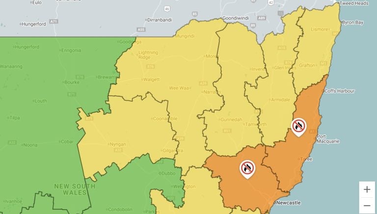 Total fire ban declared for more of NSW – The Echo