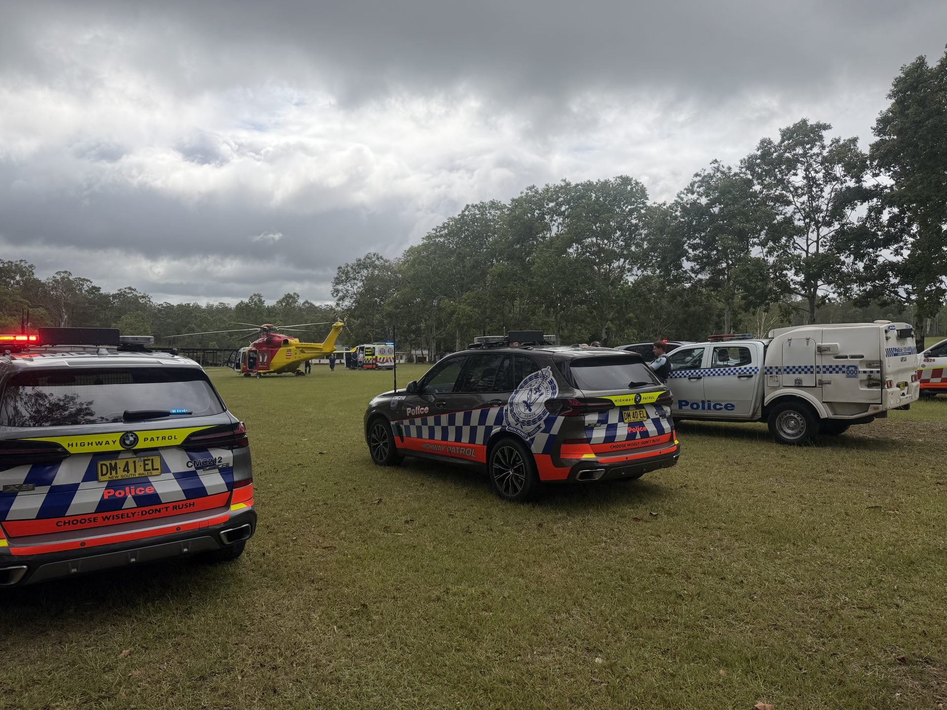 Motorbike rider airlifted to hospital – The Echo